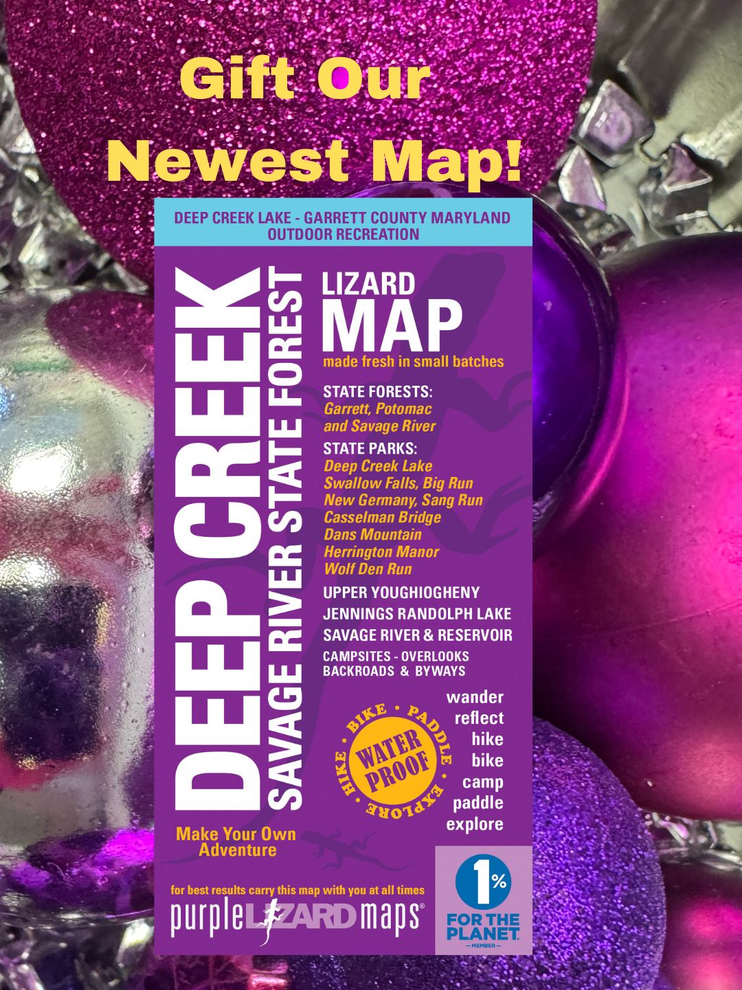 Deep Creek - Savage River State Forest: Maryland - Purple Lizard Maps