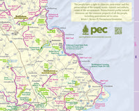 Pennsylvania Statewide Outdoor Recreation Lizard Map - Purple Lizard Maps