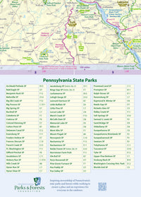 Pennsylvania Statewide Outdoor Recreation Lizard Map - Purple Lizard Maps