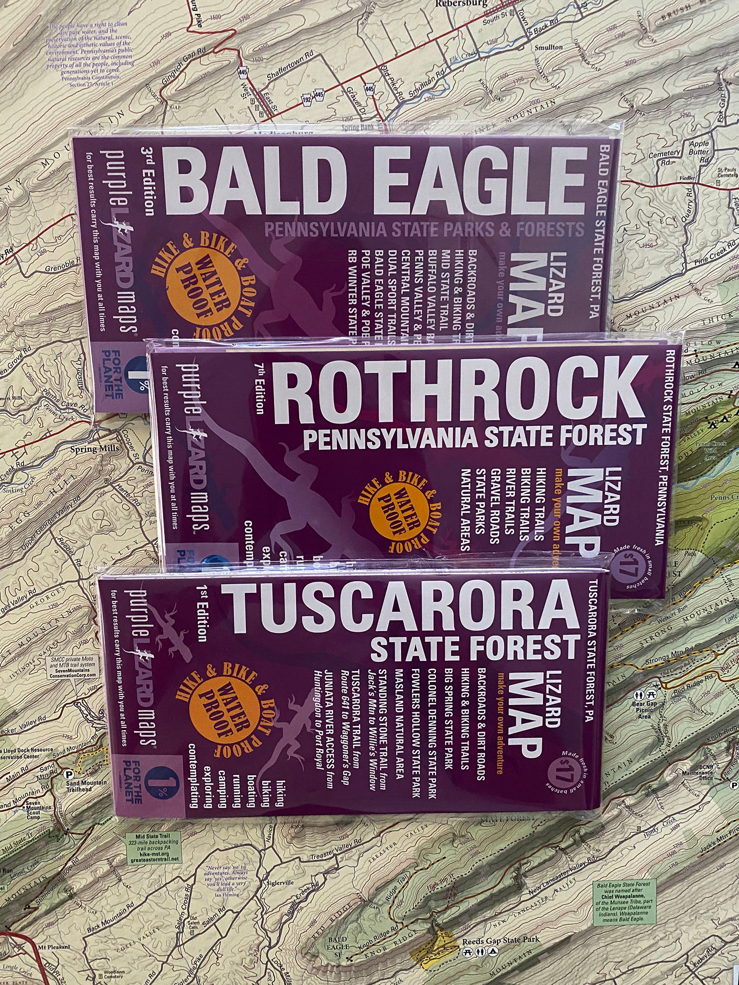 Lizard Map Packs - Purple Lizard Maps