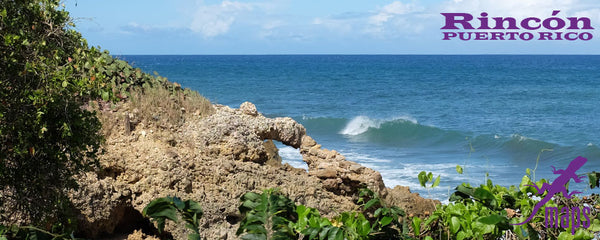 Rincón Puerto Rico Surf & Beach Map | Purple Lizard Maps